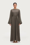 Dima Embroidered Maxi Dress - Sage