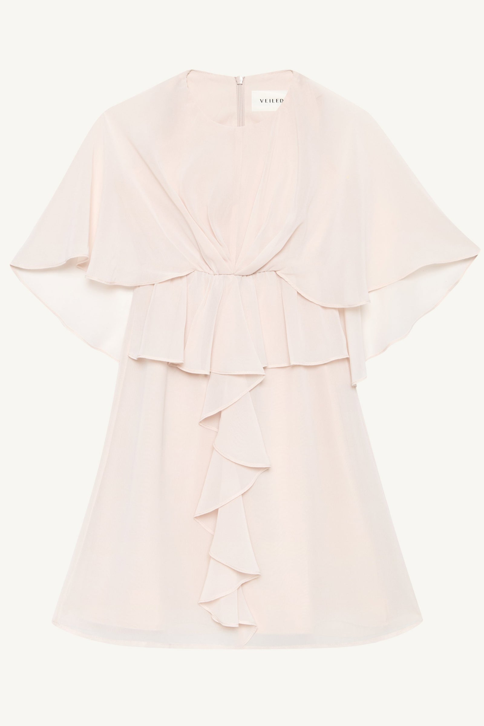 Jeanette Cascade Dress - Powder Pink (Girls)