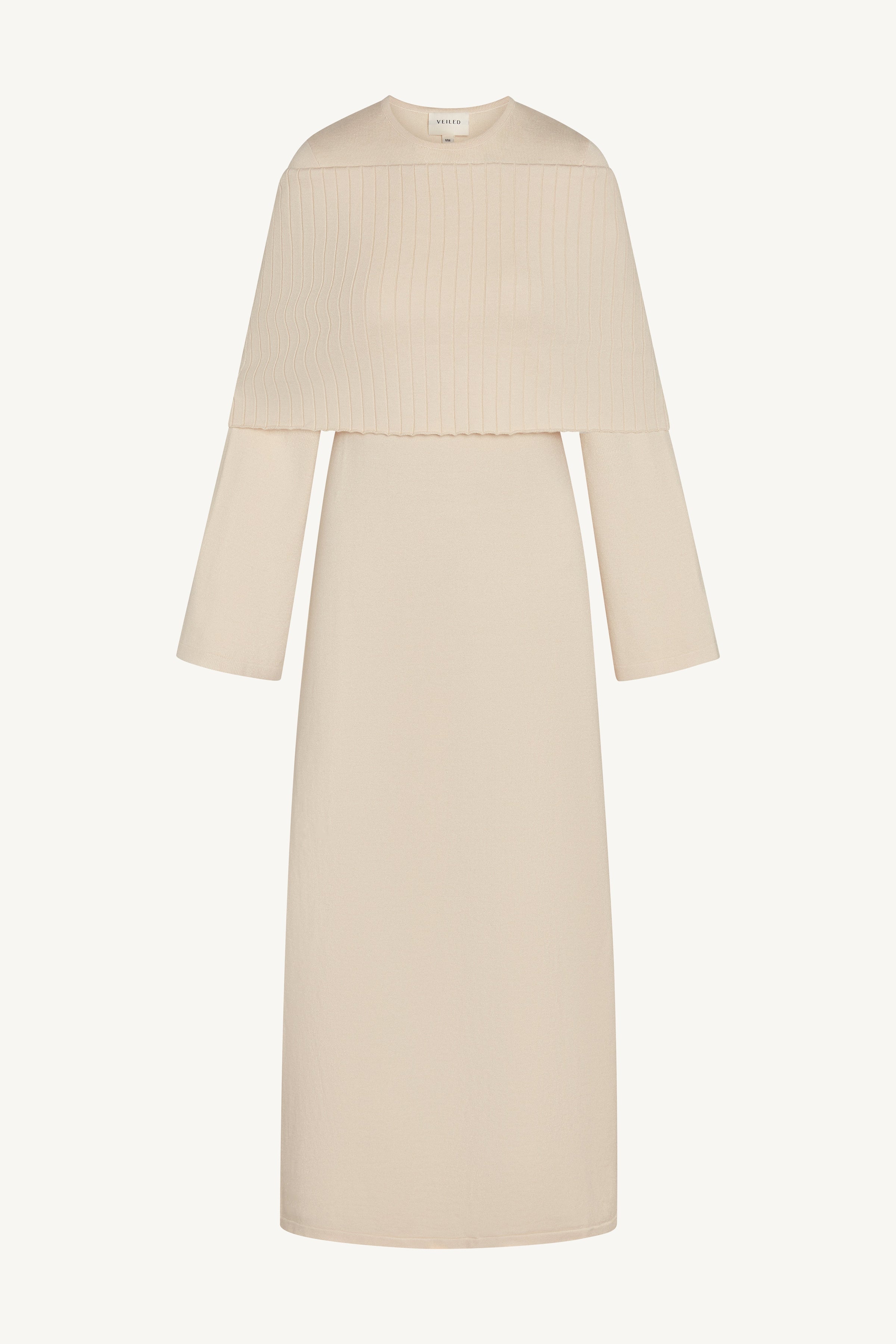 Knit Drape Maxi Dress - Moonlight
