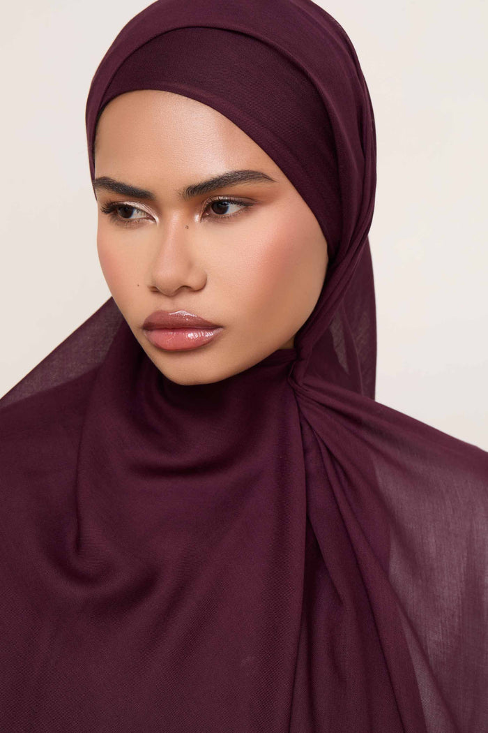 Modal Hijab - Grape