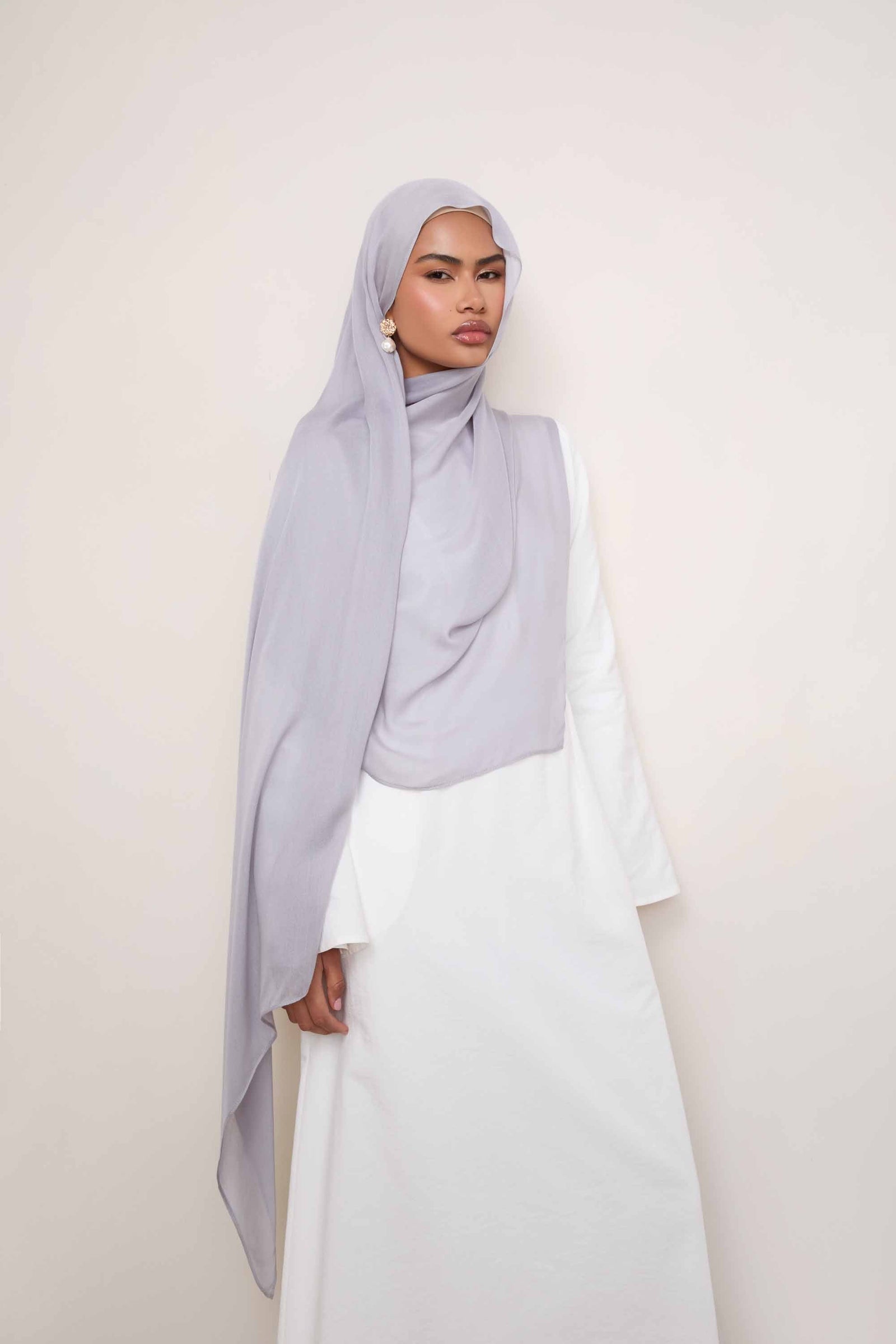 Modal Hijab - Grey Stone