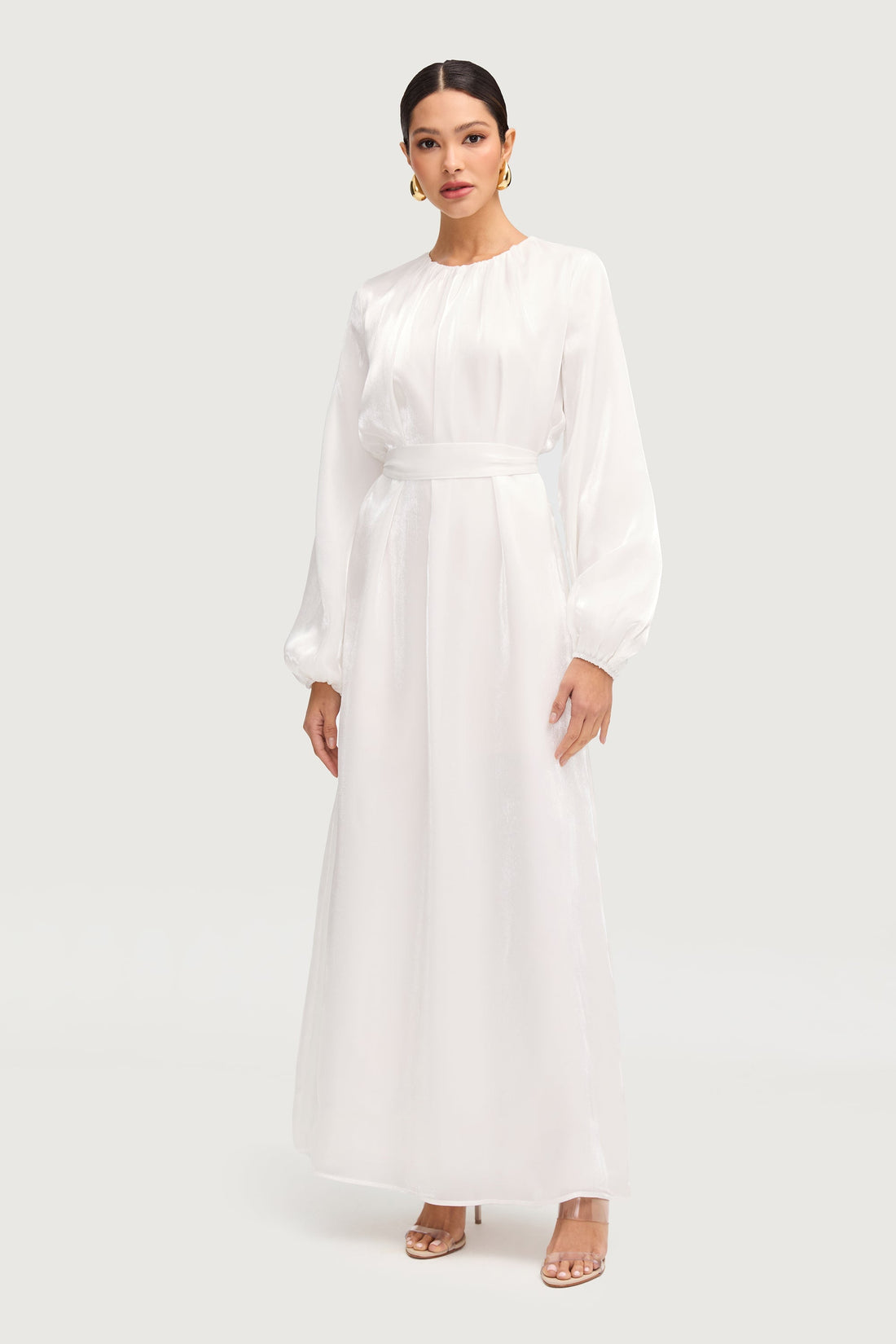 Muna Maxi Dress - White