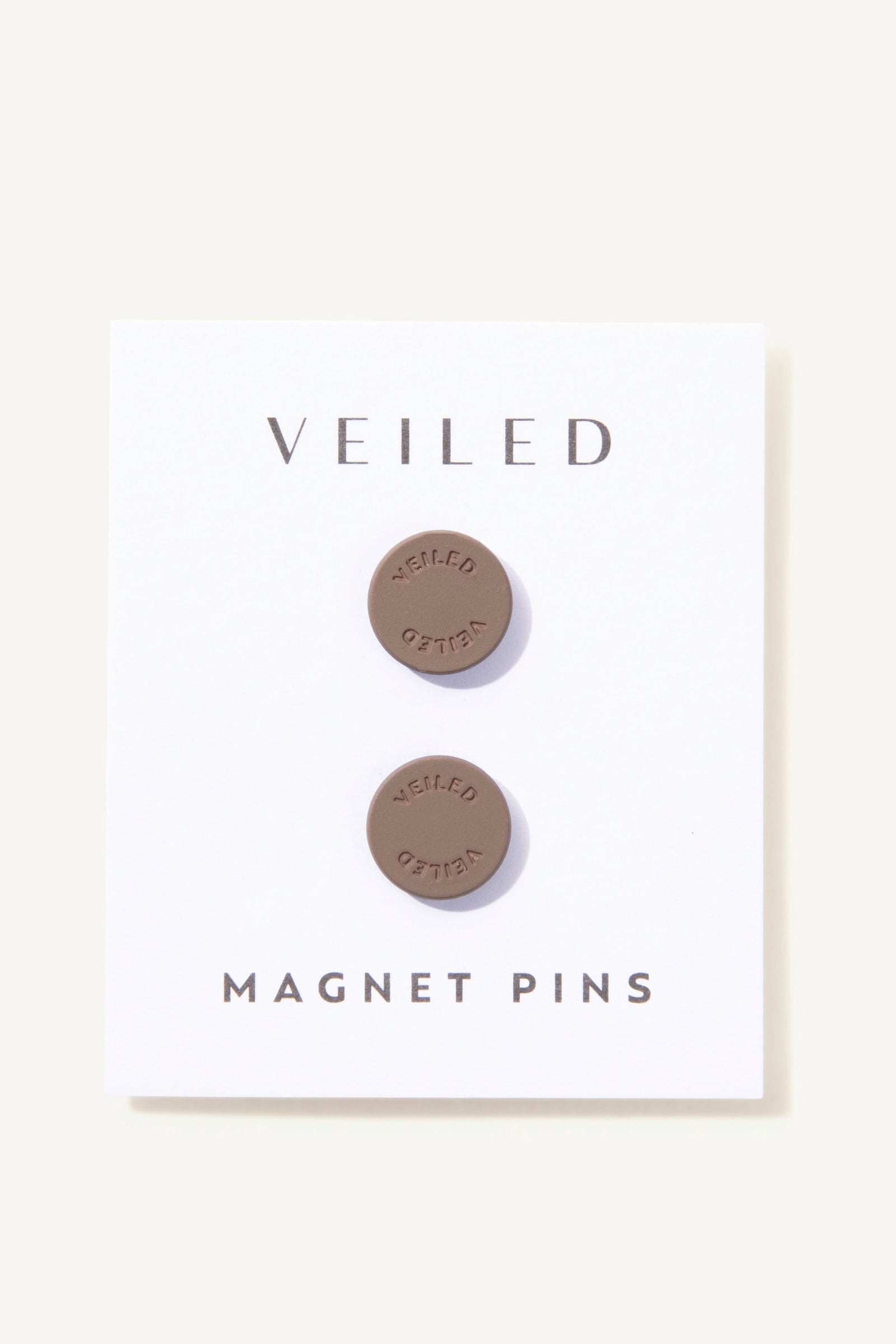 Signature Magnet Pins - Deep Taupe