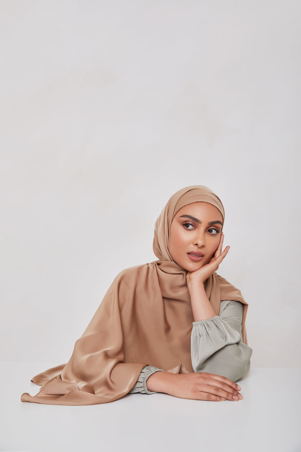 Satin Hijabs | Silk, Matte, Crepe, & More
